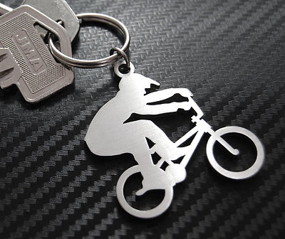 BMX Keyring Keychain Key Stainless Steel Biker Bike Gift | eBay UK