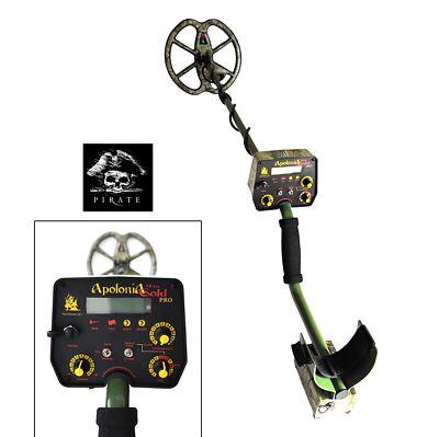 METAL DETECTOR APOLONIA GOLD PRO CAMO PIRATE CERCAMETALLI ORO 18KHZ | eBay