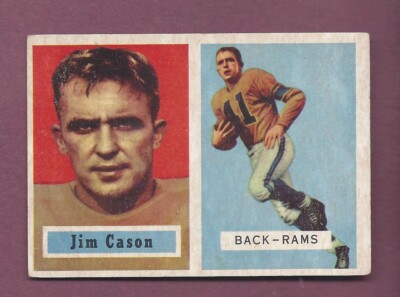 1957 TOPPS FOOTBALL #143 JIM CASON .99 SHIPPING P117 | eBay