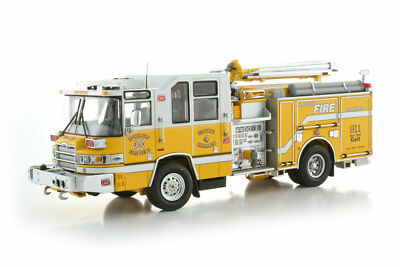 Pierce Quantum Pumper Fire Engine - Honolulu #4 - TWH 1:50 Scale #081D ...