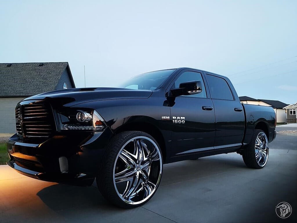 Dodge Ram On 28 Inch Rims