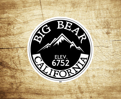 Skiing Big Bear California 3" Sticker Decal Ski Skier Lake Vinyl Decals ...