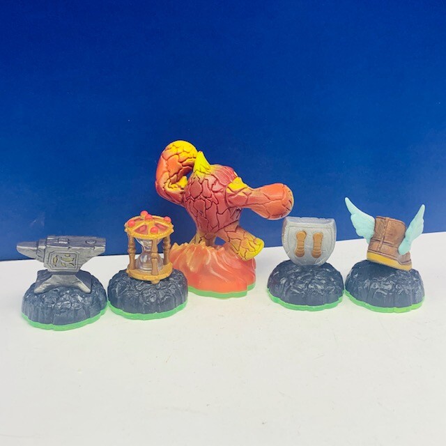 Skylanders Xbox figures lot video game activision Eruptor winged shoes ...