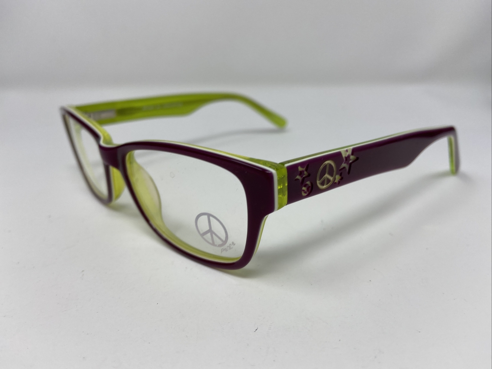 peace Eyeglasses Frames SPUNKY 48-16-135 Magenta Full Rim GI25 | eBay