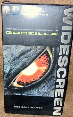 Godzilla (VHS, 1998, Widescreen Closed Captioned) 43396999930| eBay