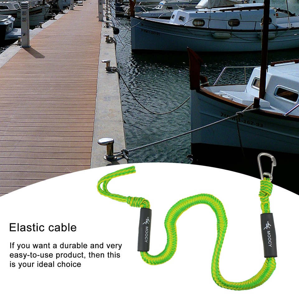 Bungee Cord Dock Line, Elastic Float Docking Rope Mooring Boat Rope For ...