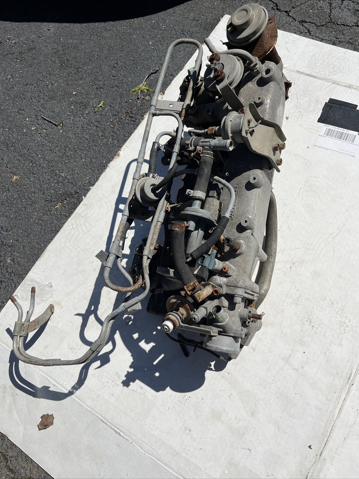 Datsun 280z N47 EFI intake manifold COMPLETE OEM | eBay