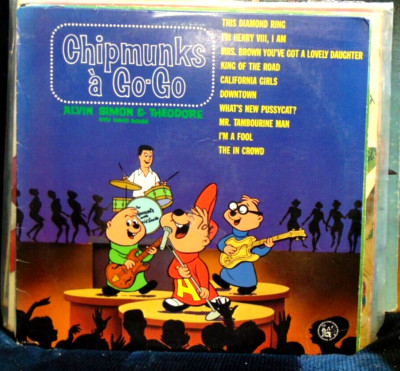 CHILDREN'S RECORDS /CHIPMUNK'S A GO-G0 / 1965 LIBERTY RECORDS LN 510178 ...