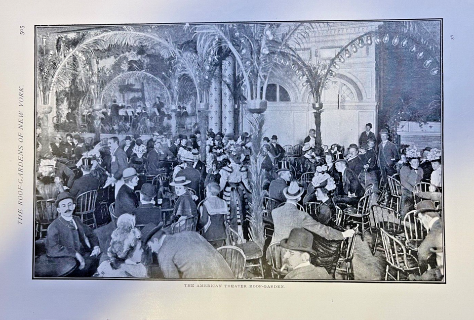 1899 New York Roof Gardens Koster & Bial American Theater Madison ...