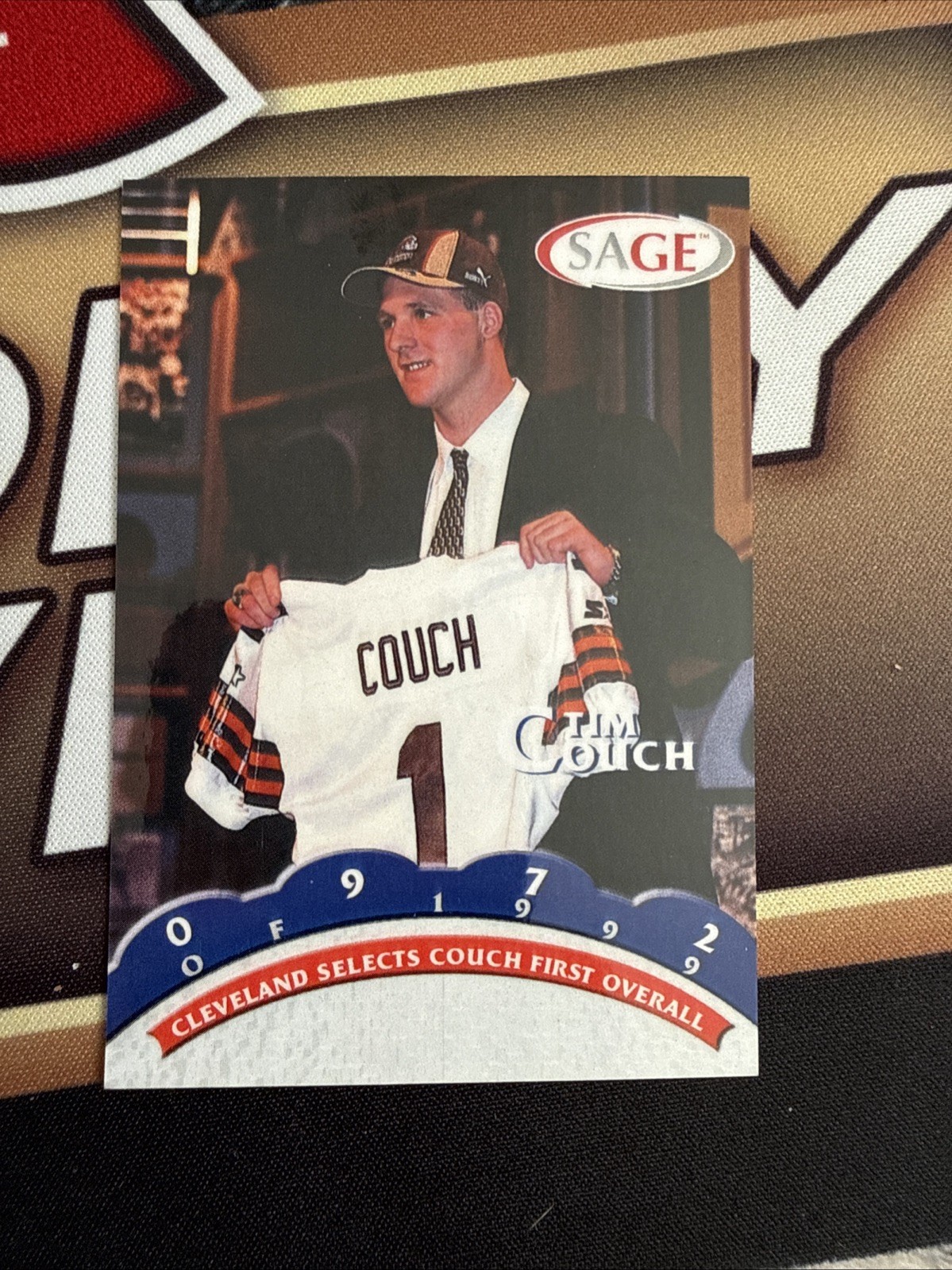 1999 SAGE Tim Couch Cleveland Selects Couch First Overall 9 Of 9 /1999 ...