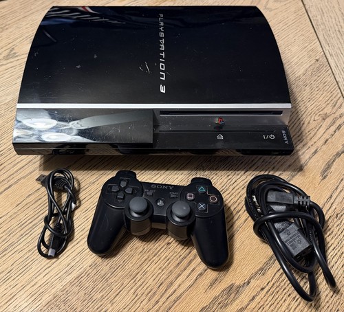 Sony PS3 Fat Console CECHK01 W1 Controllers & Power Cord PlayStation 3 ...