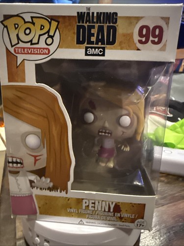 Funko POP! The Walking Dead TEDDY BEAR GIRL #154 + P/P - Minor Box ...