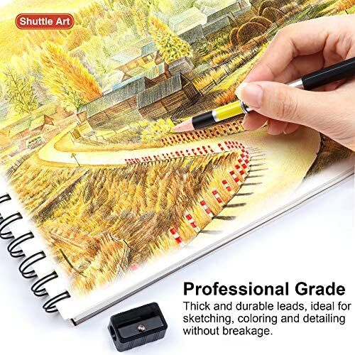 Shuttle Art color Pencil Color Pen 138color Set Adult Coloring Book ...