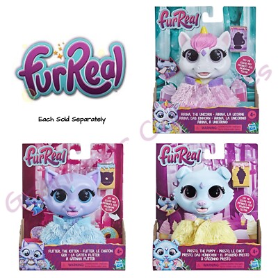 FurReal Friends Puppy Kitten OR Unicorn Color-Change Electronic ...