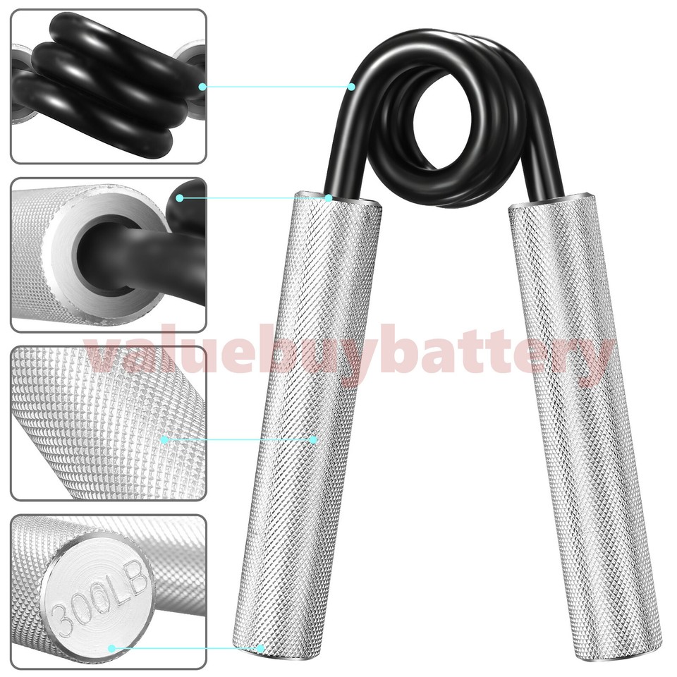 Metal Heavy Strength Exercise Gripper Hand Grippers Grip Forearm Wrist ...
