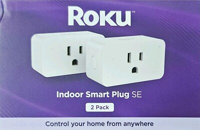 Roku Smart Home Indoor Smart Plug SE (2-Pack) 15 Amps | eBay