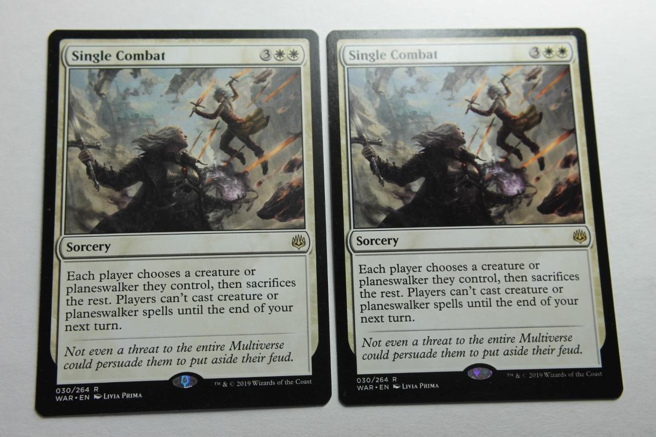 MTG Single Combat x2- -War of the Spark-Lightly Played | eBay
