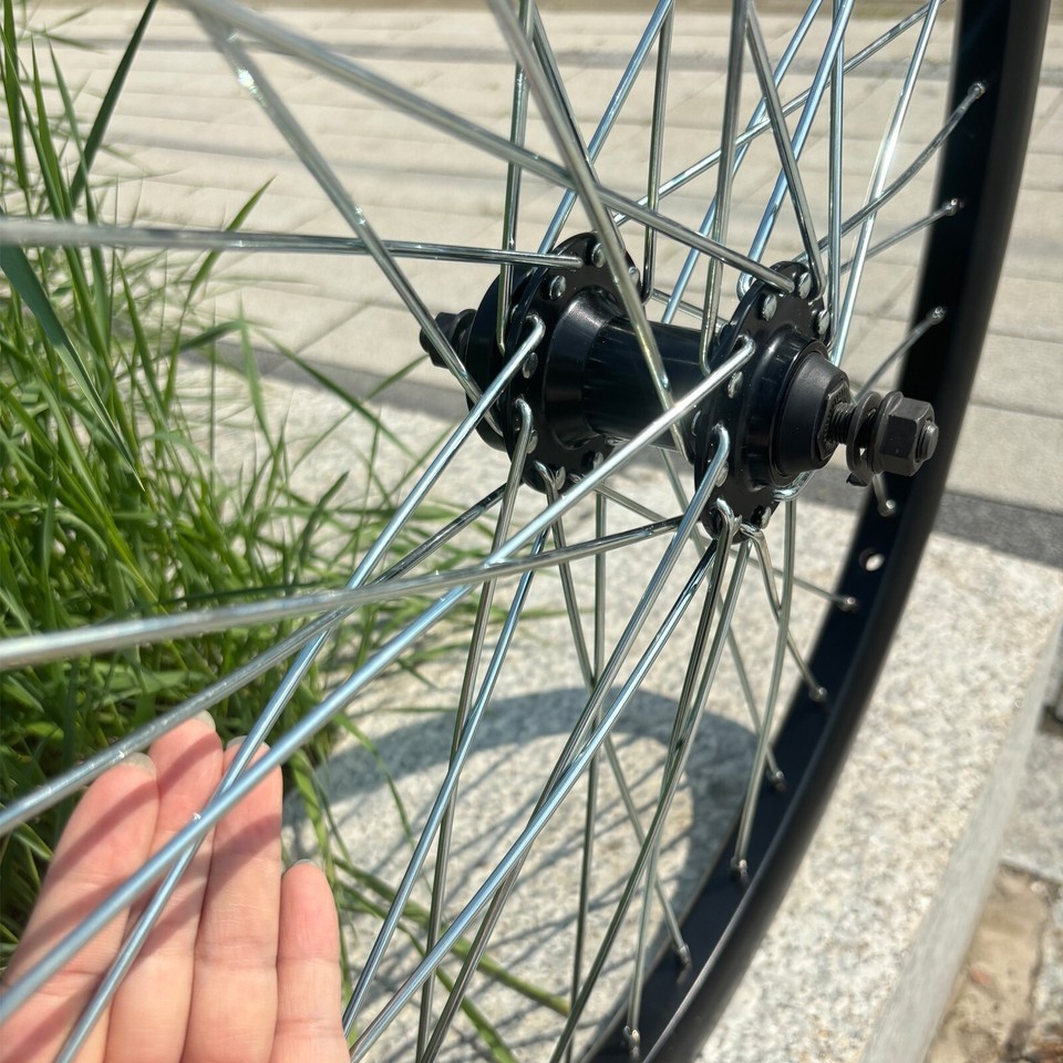 26 in Bike Front Wheel, Double Layer Alum Alloy 10G 36 Spokes Bicycle Front Rim | eBay