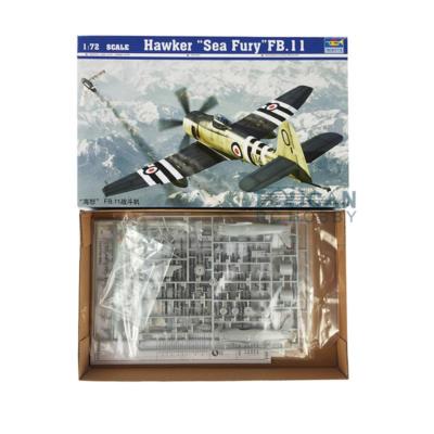 1/72 Trumpeter Hawker Sea Fury FB-11 Aircraft Kit 01631 Airplane Je ...