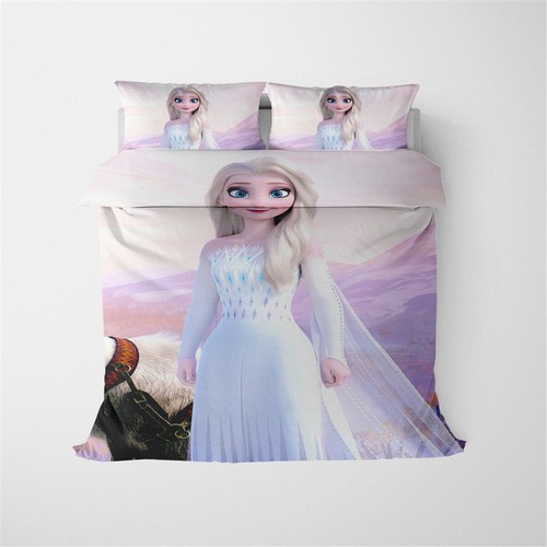 Frozen Elsa Single Double King Super King Duvet Quilt Cover Set ...