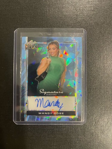 Mandy Rose 1/1 leaf autograph card | eBay