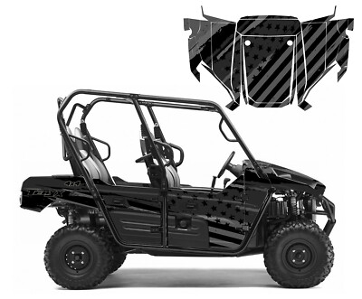 2016-2018 Kawasaki Teryx 4 or 2 seater graphics decal Kit 22 mil Flag ...