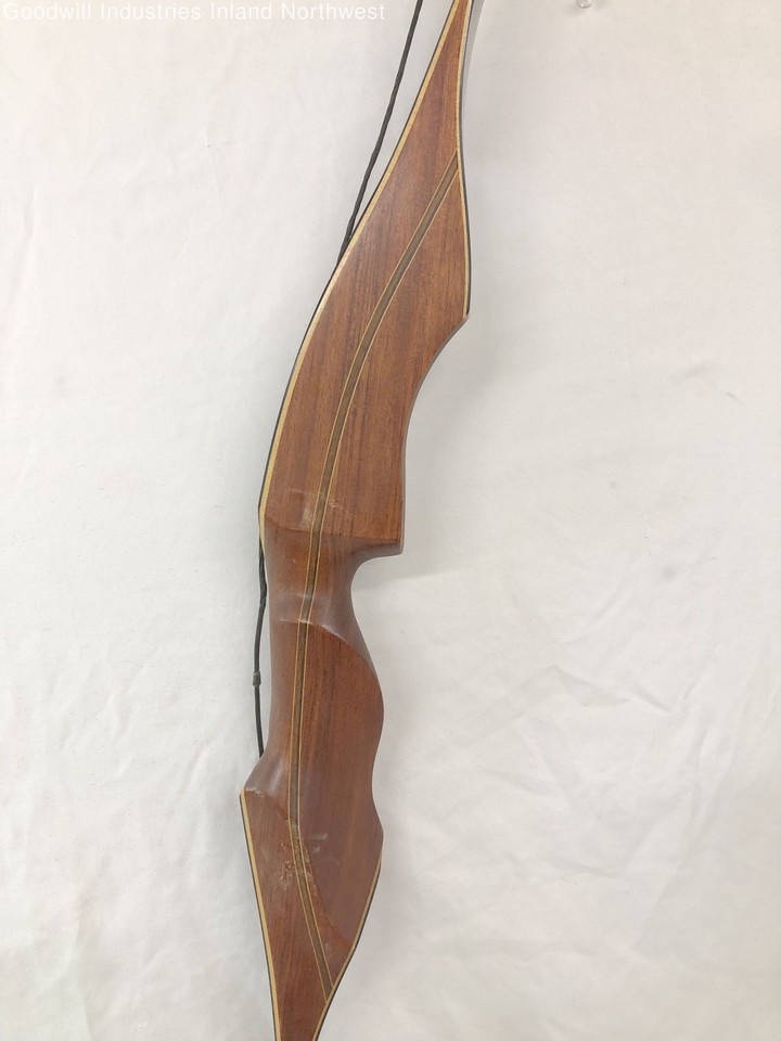 Vintage 57" Damon Howatt Archery Black & Brown Hunter Recurve Bow | eBay