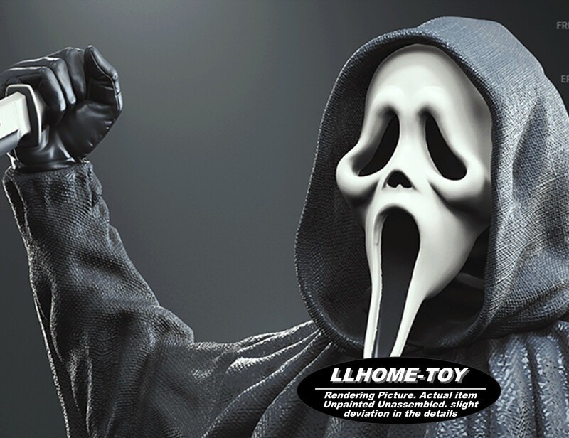 1/6 Ghostface Resin 3D Print Model Kit Unpainted Unassembled GK statue ...