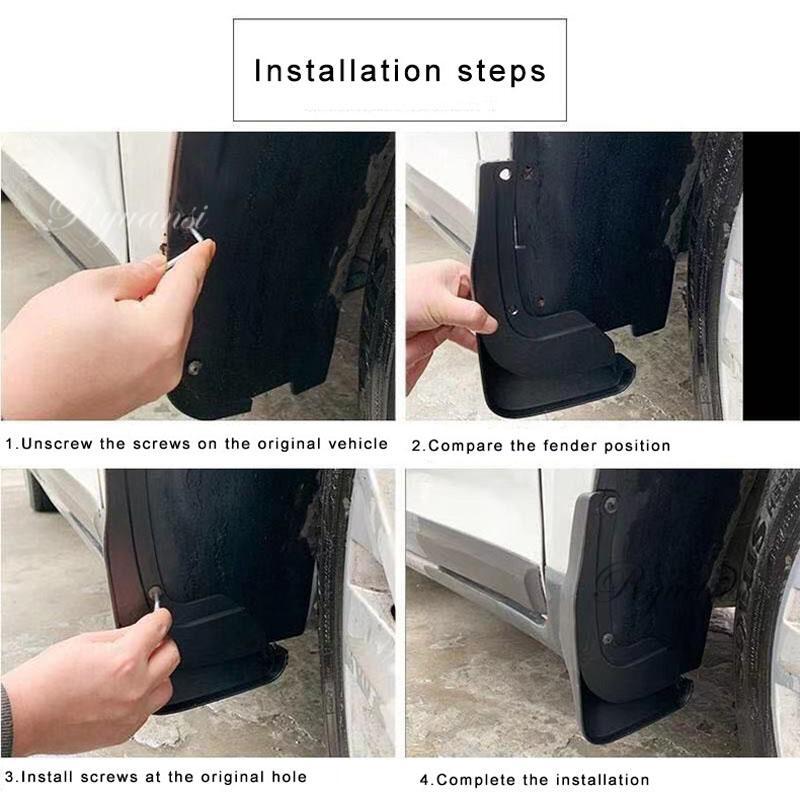 Mudflaps Mud Splash Guards Fenders For 2013-2019 Mercedes Benz CLA 45 ...