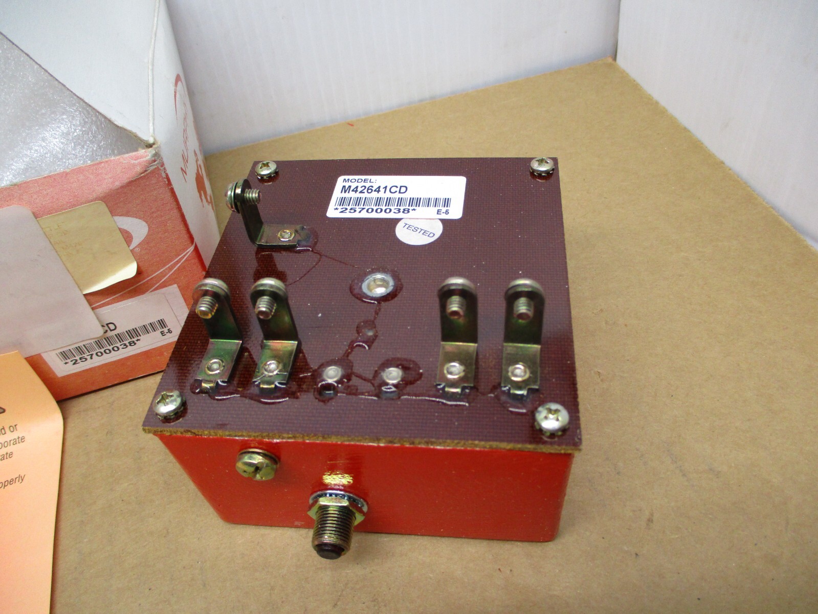 FW Murphy M42641CD SWITCH (25700038) 10 amps; 48 VAC/VDC Ignition ...