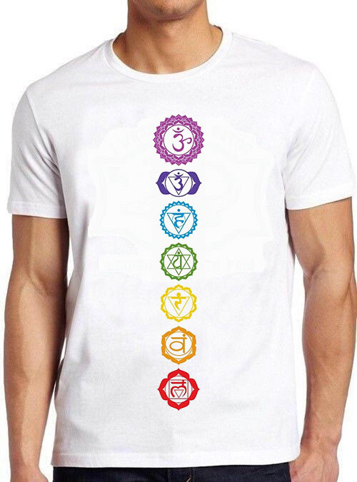 7 Chakras Spiritual Meditation Zen Om Buddhism Energy Cool Gift Tee T Shirt | eBay