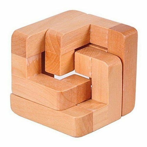 Colored Wooden Logic Puzzle For Kids Wooden Stacking Puzzle Toy ...