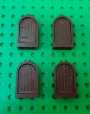 *NEW* Lego 1x2x2 Brown Grill Arch Windows Door Blocks Brick Castles - 4 ...