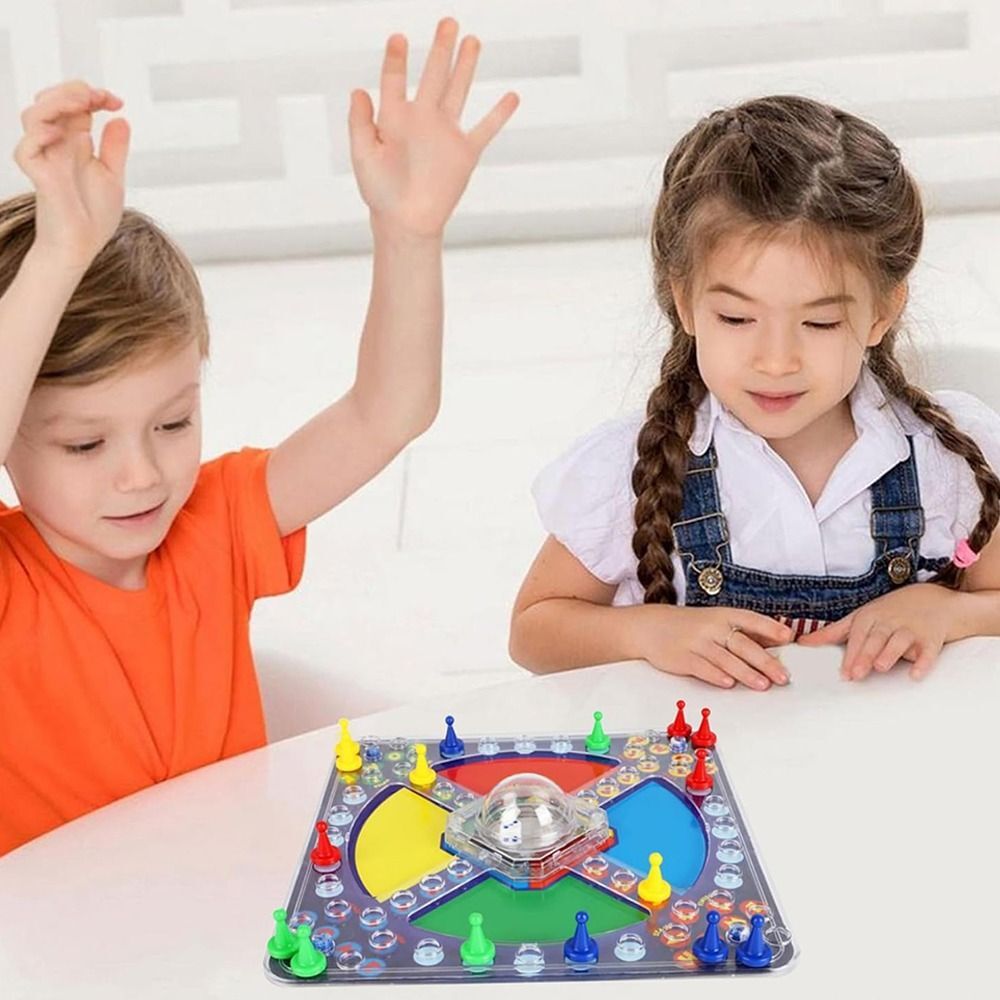 1-4 Multiple Players Aeroplane Chess Plastic Flying Chess 873589510174 ...