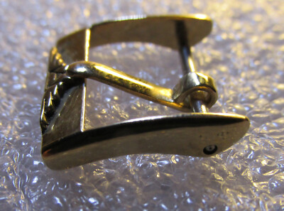 LONGINES - SOLID YELLOW GOLD 750 - ORIGINAL VINTAGE BUCKLE 16mm - SWISS ...