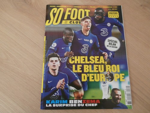 HAVERTZ, KANTE, CHELSEA FC - MAGAZINE + 2 GIANT POSTERS SO FOOT CLUB ...