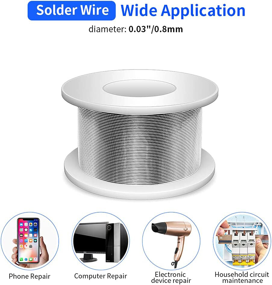 Soldering Iron Electric Gun Solder Wire 60W Temperature Adjust PASTE ...