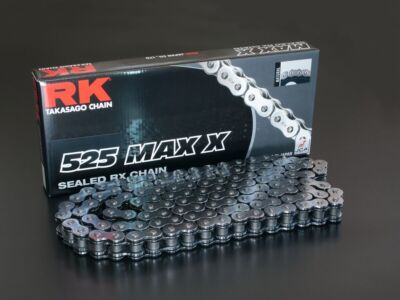 RK Moto Motorcycle Motorbike MAX X 525 Drive Chain Black - 104 Links ...