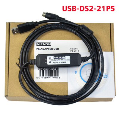 USB-DS2-21P5 for Xinje DS2-21P5 Servo Driver Program Cable Data Cable ...