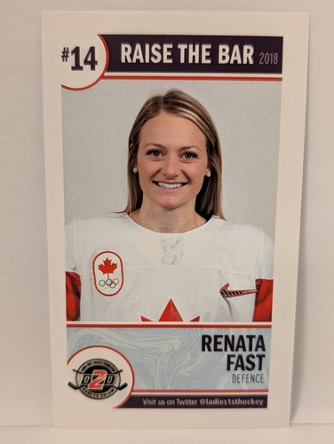 2018 RENATA FAST CANADIAN WOMENS OLYMPIC HOCKEY TEAM SPECIAL CHARITY ...