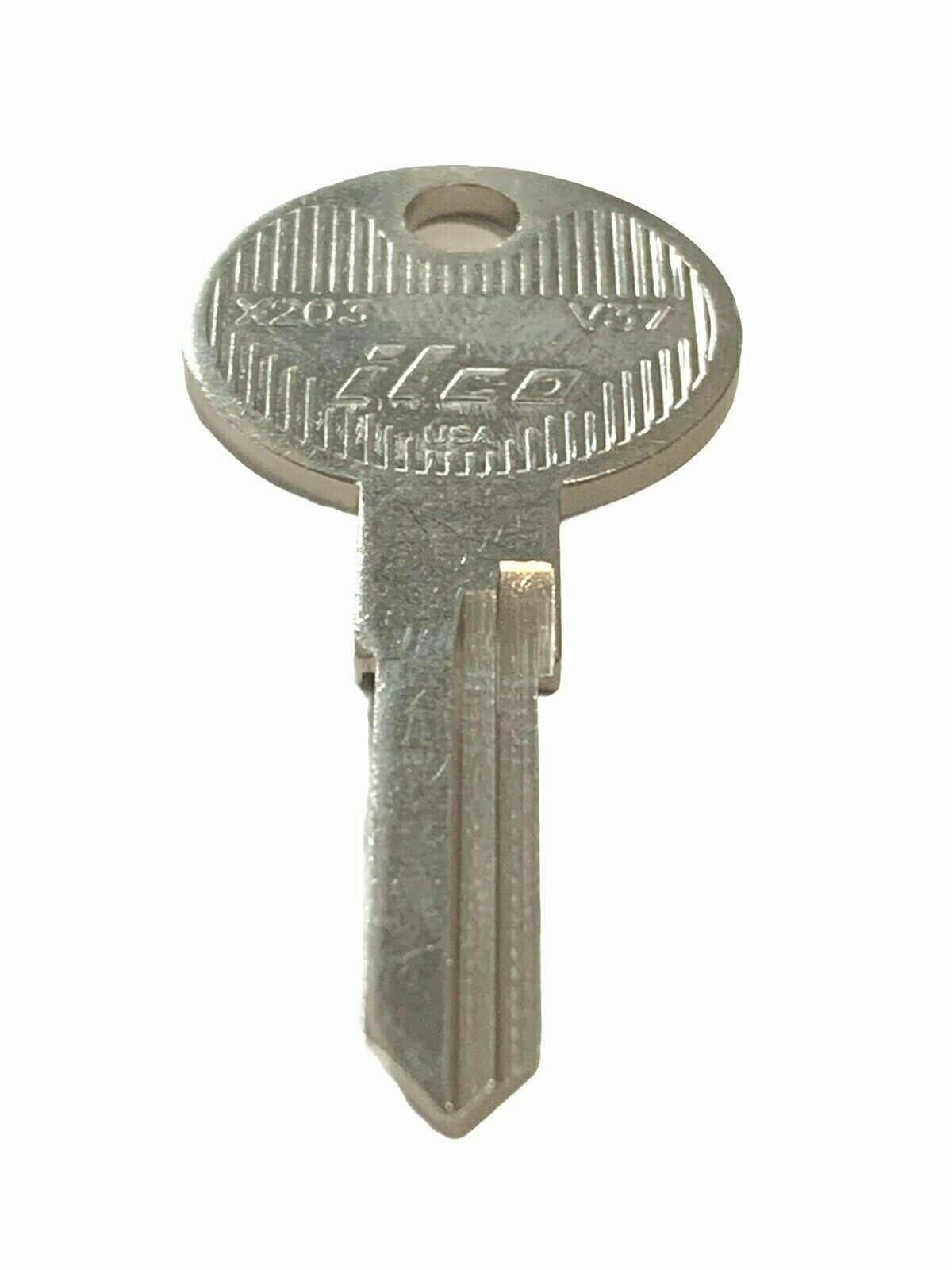 1988-1998 VW Volkswagen Jetta Automotive X203 V37 AUAH HU49 Key Blank ...