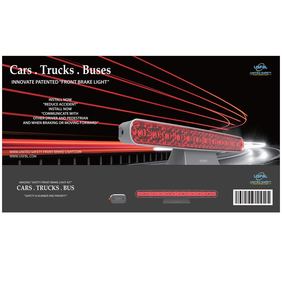USFBL-UNITED SAFETY FRONT BRAKE LIGHT | eBay