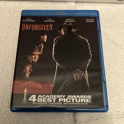 Unforgiven (Blu-ray, 1992) Clint Eastwood, Gene Hackman, Morgan Freeman ...