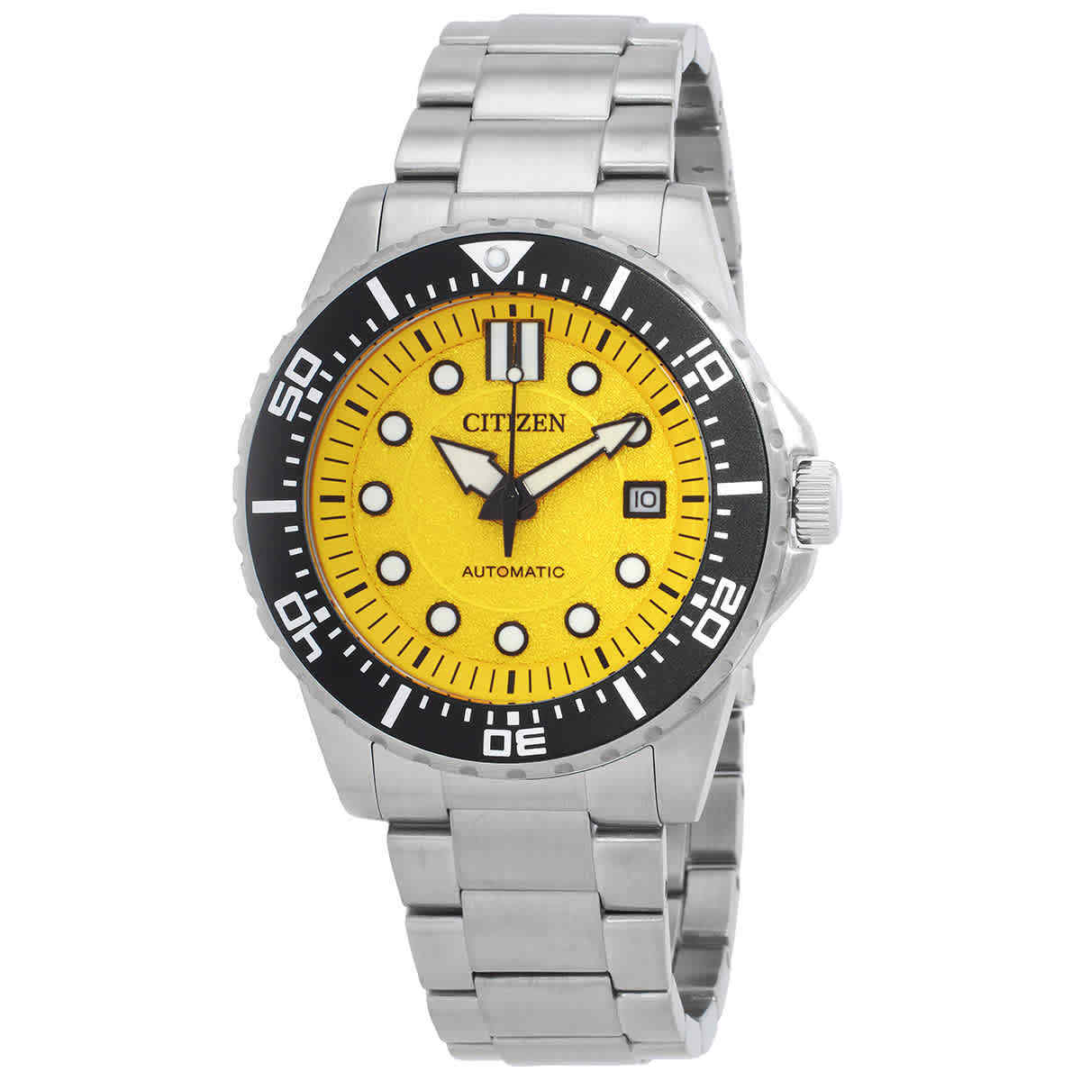 Citizen Automatic Yellow Dial Men Watch NJ0170-83Z