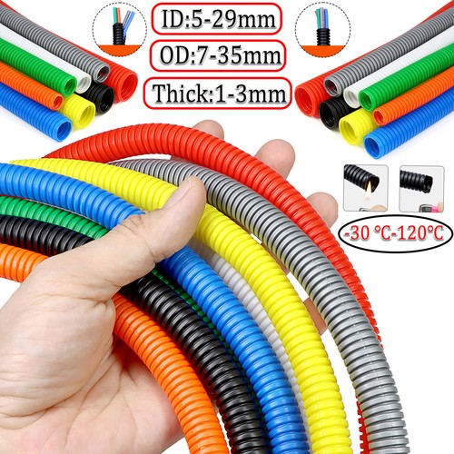 Split Wire Loom Conduit Flex Tubing Automotive Wire Protector Harness ...