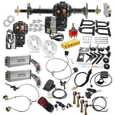 30" Rear Differential Axle 1000w Motor kit Front Drive Axle Swing Arm ...