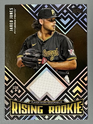 2024 Topps Update Jared Jones Rising Rookie Relic #RRR-JJ Rookie RC ...