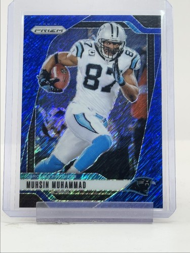 MUHSIN MUHAMMAD 2024 PANINI PRIZM FOOTBALL BLUE SHIMMER PANTHERS /25 ...