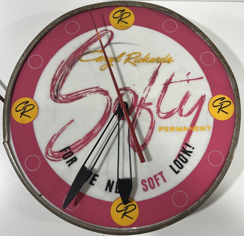 Vintage Round Federal Pam Clock 14 1/2" Advertising Works Caryl ...