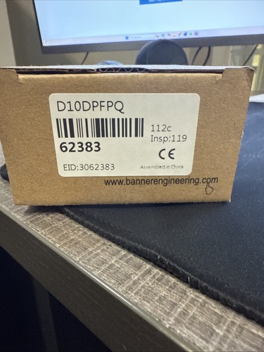 D10DPFPQ, Banner Part Number: 62383, D10 Series High Performance Fiber ...
